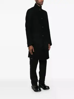ISAAC SELLAM EXPERIENCE Zip-detailed Felted Wool Coat