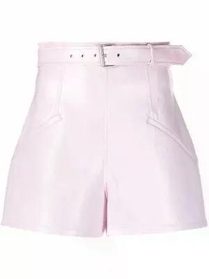 Philosophy Di Lorenzo Serafini Belted Structured Shorts - Pink