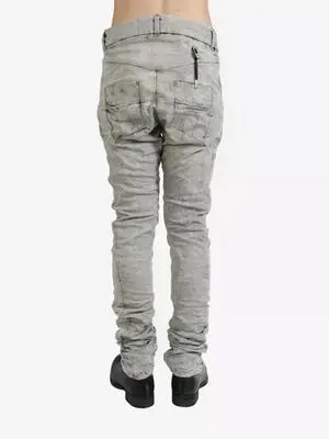 Boris Bidjan Saberi Cotton Blend Denim Trousers