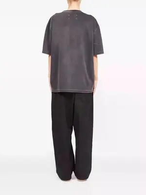 MAISON MARGIELA Logo-embroidered Cotton T-shirt