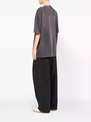 MAISON MARGIELA Logo-embroidered Cotton T-shirt