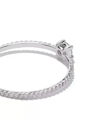 WOUTERS & HENDRIX 18kt Gold Diamond Uzerai Exclusive Ring - Silver