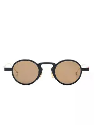 Thom Browne Round Frame Sunglasses - Black