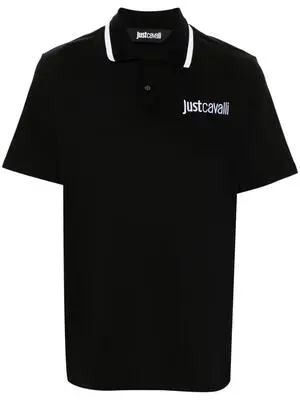 Just Cavalli Logo Polos For Men