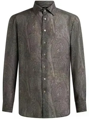 Etro Paisley-print Shirt - Black