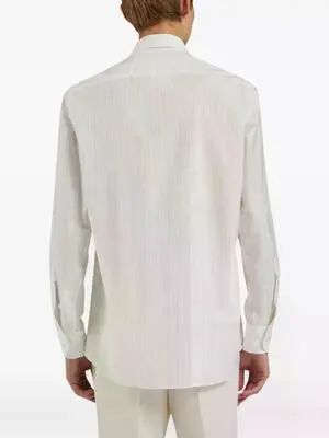 LARDINI Striped Button-up Shirt