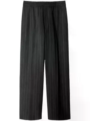 Burberry Tailored Wool Trousers - Grey