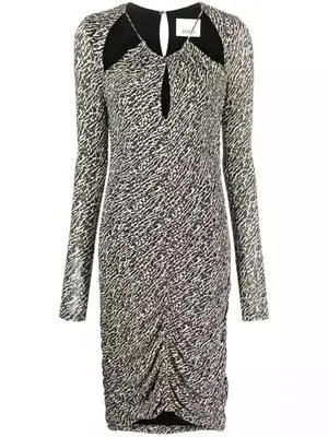 Isabel Marant Étoile Logane Cut-out Midi Dress