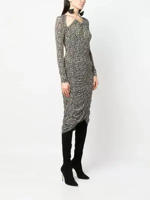 Isabel Marant Étoile Logane Cut-out Midi Dress