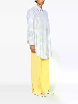 Victoria Beckham Striped Organic Cotton Shirt