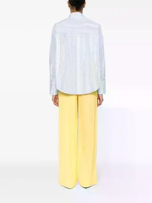 Victoria Beckham Striped Organic Cotton Shirt