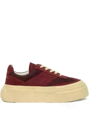 MAISON MARGIELA Suede Sneakers - Red