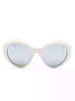 Moncler Round-frame Sunglasses - White
