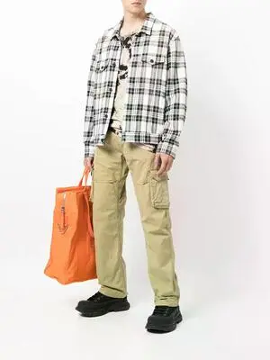 Alpha Industries Straight-leg Cargo Trousers - Brown