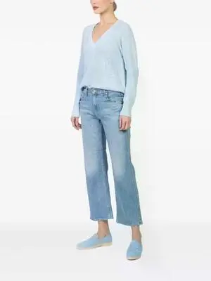 MOTHER Straight-leg Jeans With Whiskering Effect