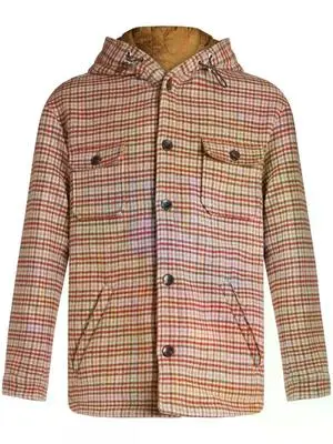 Etro Tartan-check Hooded Shirt Jacket