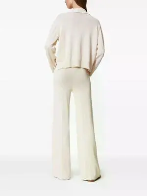 TWINSET Flared Knit Trousers