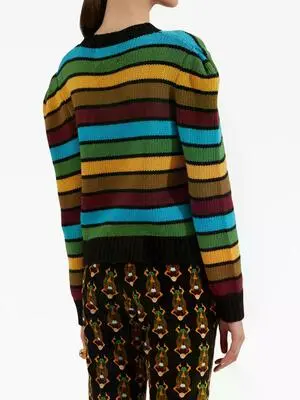 La DoubleJ Striped Knitted Jumper
