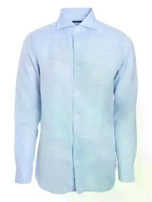 TOMBOLINI Linen Shirt - Blue
