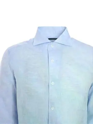 TOMBOLINI Linen Shirt - Blue