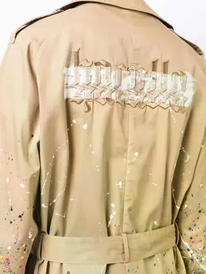HACULLA. Paint Splatter Trench Coat
