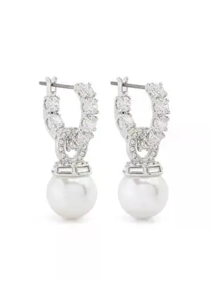 SWAROVSKI Matrix Drop Earrings - Silver