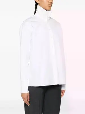 Fabiana Filippi High-neck Poplin Shirt