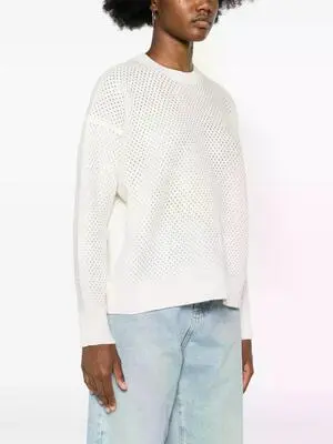 Fabiana Filippi Open Knit Dress With Bead Detailing