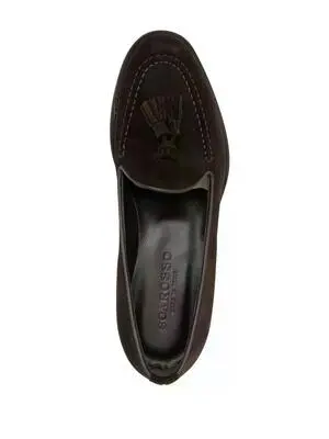SCAROSSO Sienna Tasselled Leather Loafers