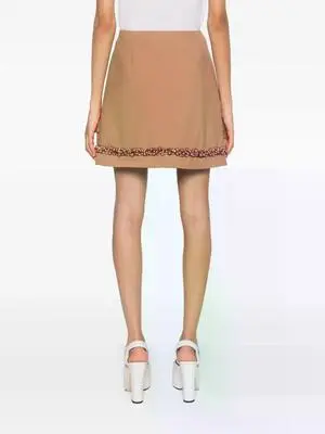 Viktor & Rolf Faux-pearl Embellished A-line Mini Skirt