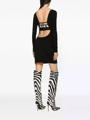 Dolce & Gabbana Punto Stoffa Knitted Mini Dress