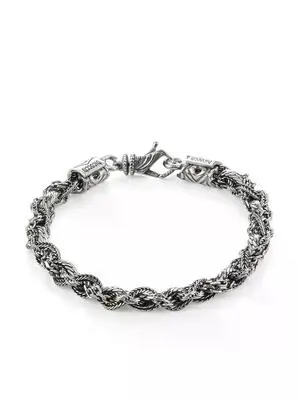Emanuele Bicocchi Round Braid Bracelet - Silver