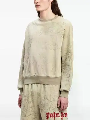 Palm Angels Graphic-print Cotton Sweatshirt