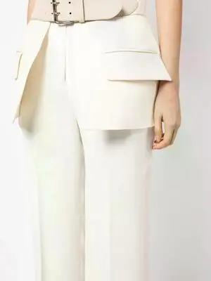Dice Kayek High-waisted Peplum Belt Skirt