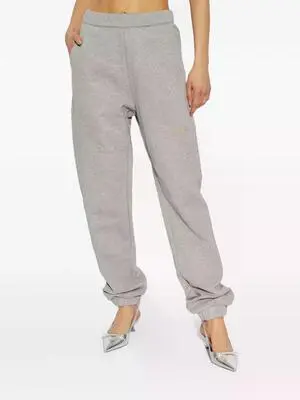 Attico Logo-embroidered Track Pants - Grey