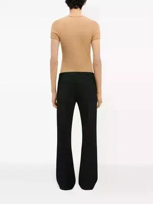 COURREGES Logo-embroidered Cotton-blend T-shirt