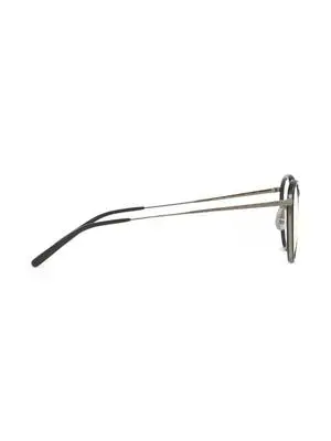 Oliver Spencer Round-frame Glasses - Black