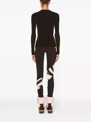 Emilio Pucci Ribbed Logo Jumper