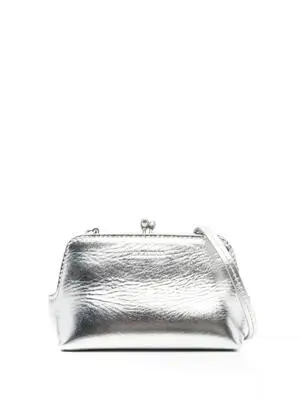 JIL SANDER Jil Sander Goji Micro Metallic Leather Bag Grey