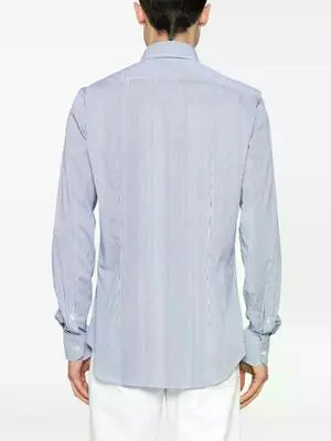 ERALDO Striped Shirt - Blue