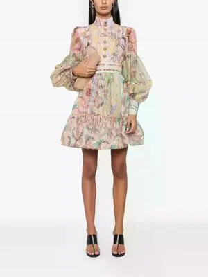 Zimmermann Illustration Mirror Mini Dress
