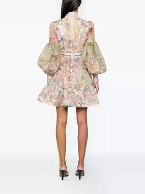 Zimmermann Illustration Mirror Mini Dress