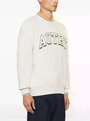 AUTRY Logo-print Cotton Blend Sweatshirt