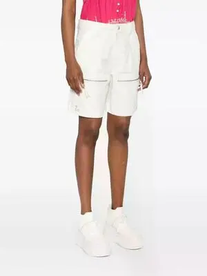 MARANT ETOILE Kynan Cotton Eyelet Shorts - Neutrals