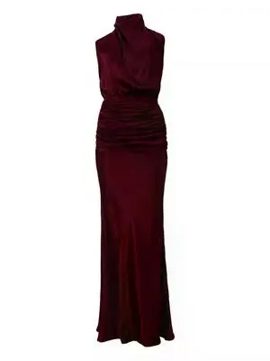 MOOS STUDIO Asymmetric Dress - Red