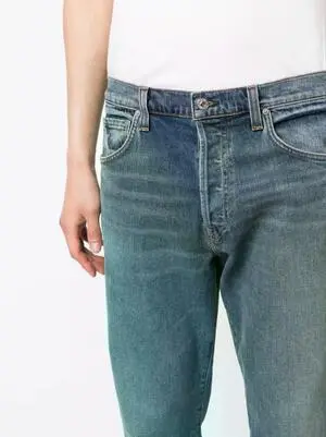 Citizens Of Humanity Straight-leg Washed Denim Jeans