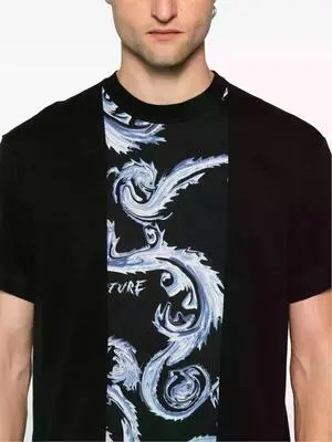 Versace Barocco-print Cotton T-shirt