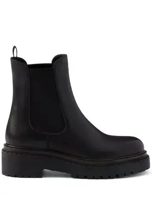 Prada Leather Chelsea Boots