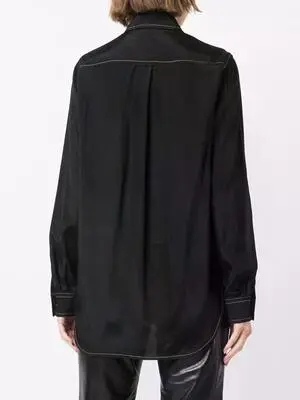 Burberry Chain Pocket Detail Shirt