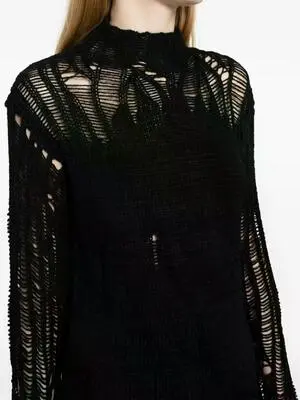 Chloé Mock-neck Gradient-effect Jumper